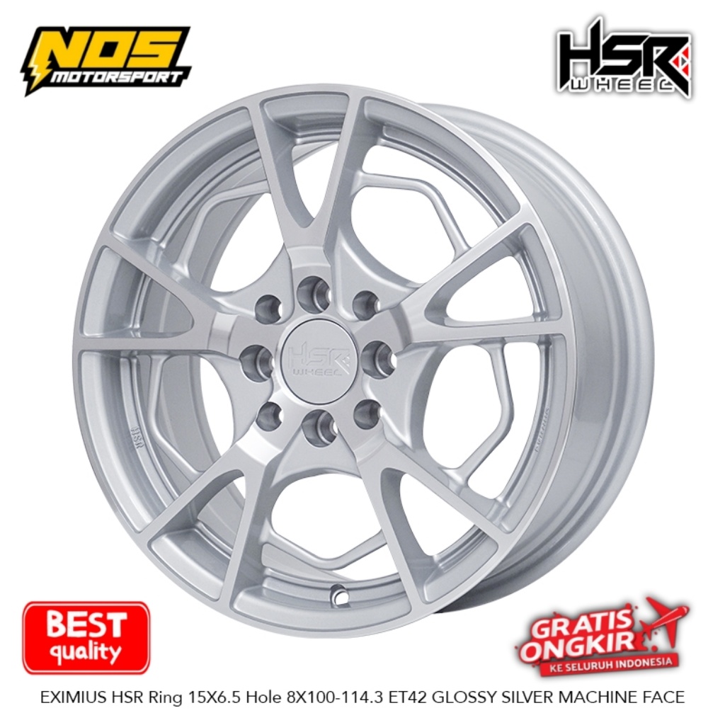 Jual VELG MOBIL AGYA AYLA SIGRA AVANZA R15 PCD 4X100/4X114 HSR EXIMIUS | PELAK RACING RING 15 ...