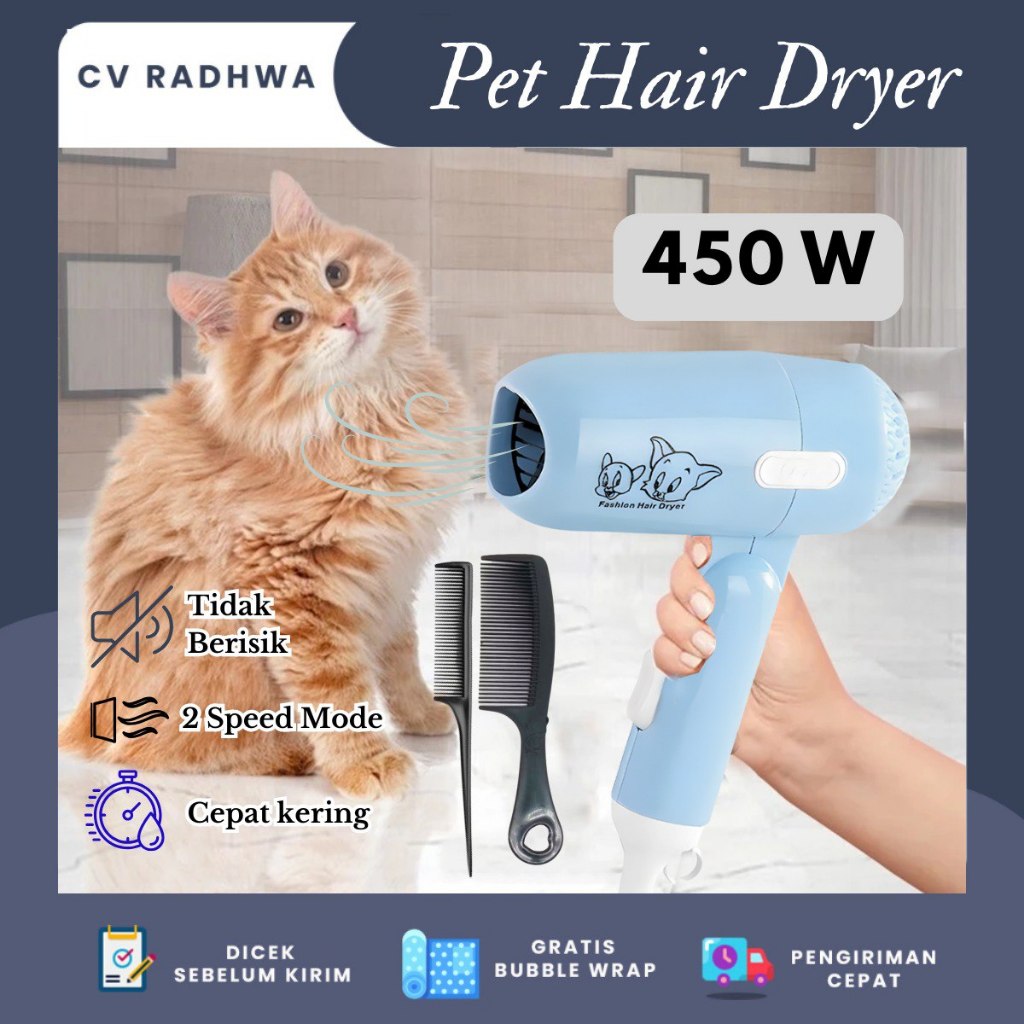 Jual Hairdryer Alat Pengering Bulu Hewan Pet Blower untuk Grooming ...