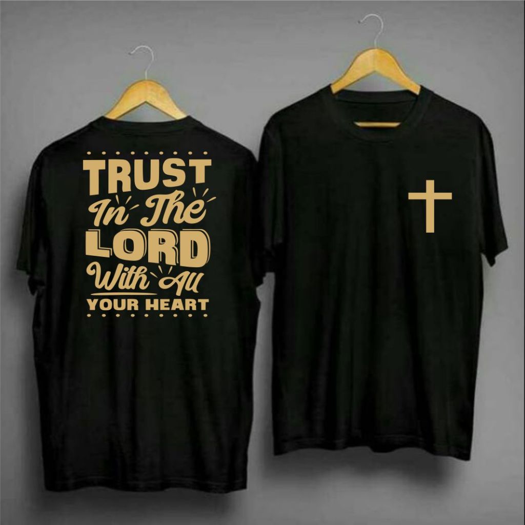 Jual KAOS ROHANI TRUST IN THE LORD DB/KAOS COD KRISTIANI UNISEX ...