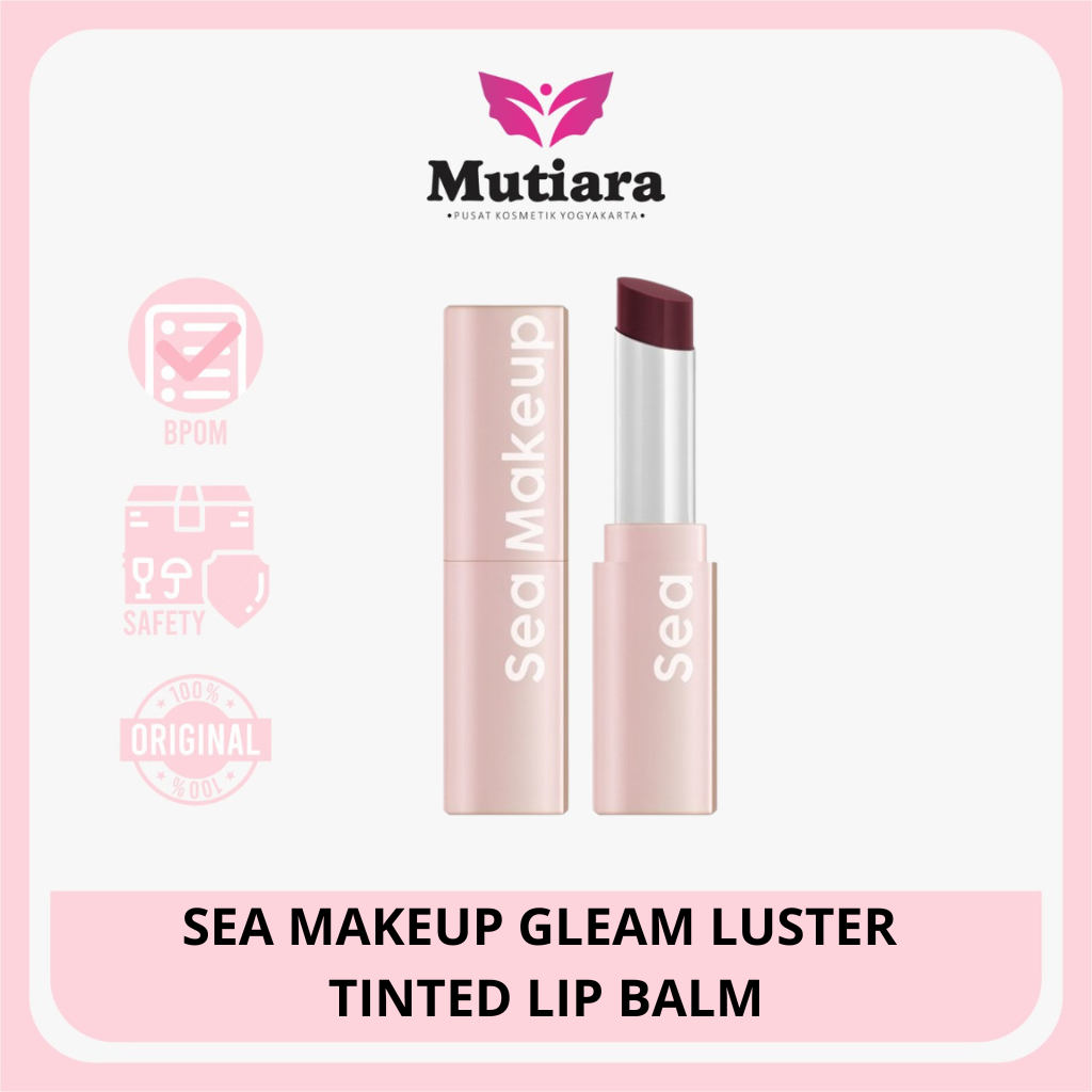 Jual SEA MAKEUP GLEAM LUSTER TINTED LIP BALM | Shopee Indonesia