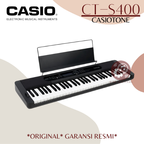 Jual Casio CT-S400 61-key Ultra-Portable Arranger Keyboard | Shopee Indonesia