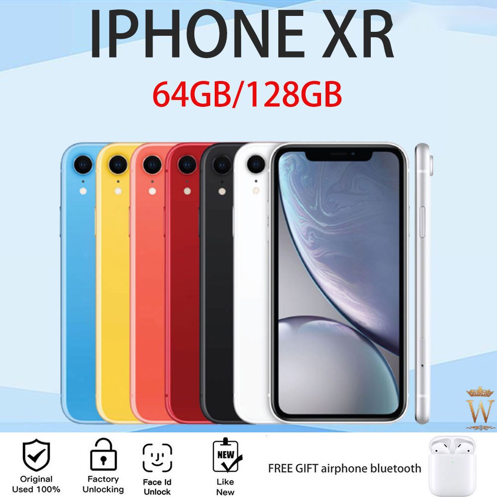 Jual APPLEiPhone XR 64GB/128GB SECOND FULLSET 100%mulus 3utools full green like new | Shopee ...