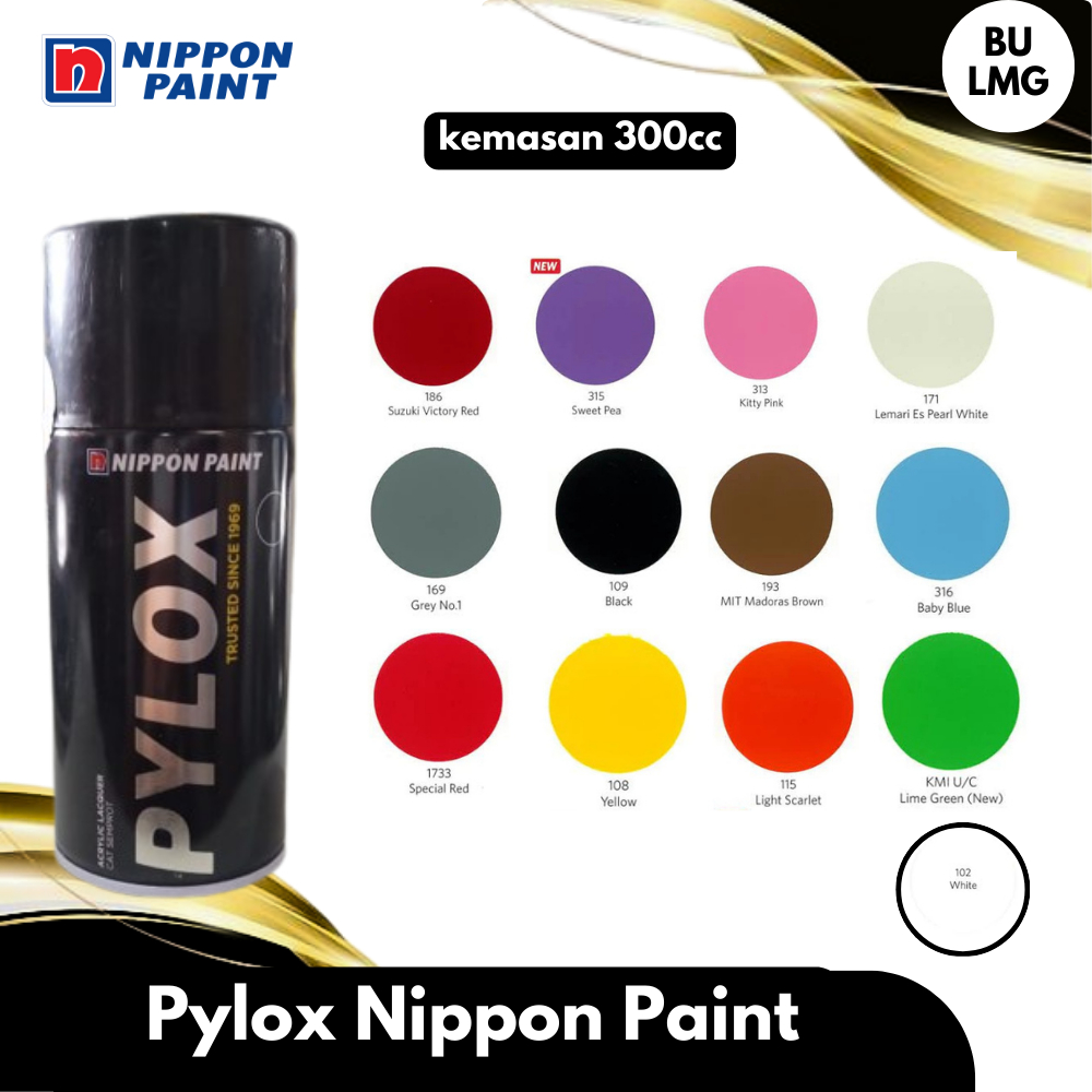Jual Pylox Nippon Paint Pylox [Pylox Nippon Paint Solid Colour ...