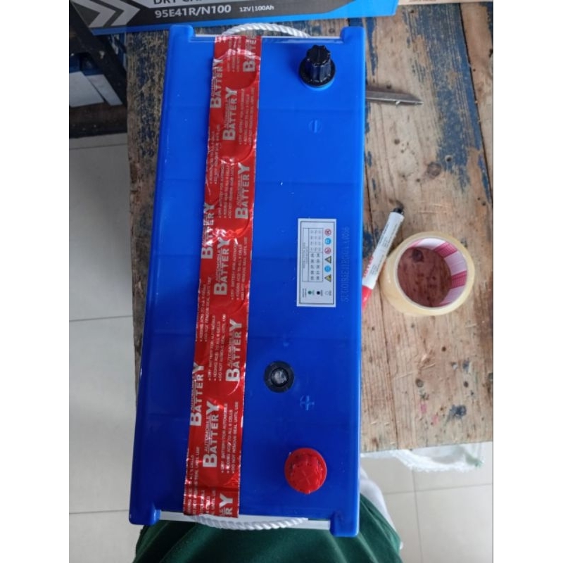 Jual AKI BATERAI BASAH SUGOI N100/95E41R 100AH MOBIL GENSET TAFT GRS 6 ...