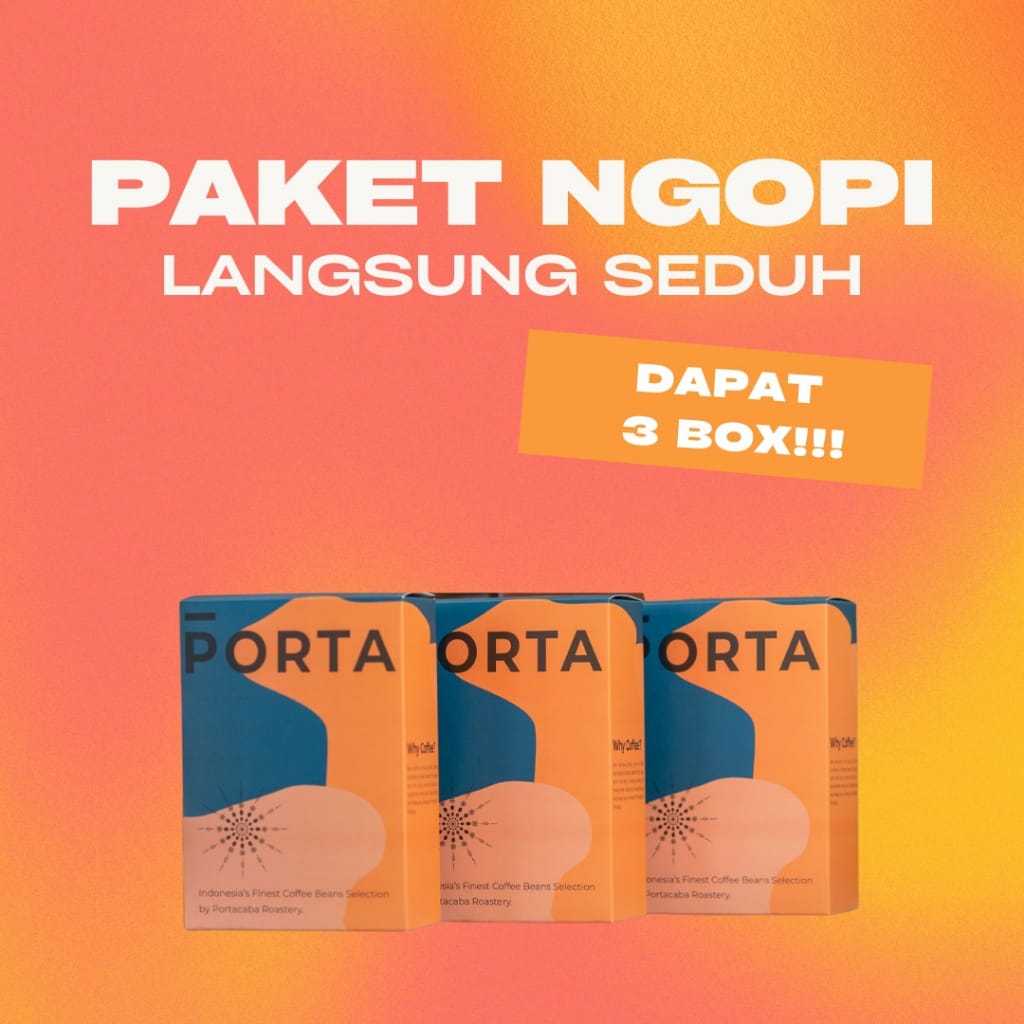 Jual PAKET 3 BOX KOPI PORTACABA - PAKET HEMAT SEDUH KOPI PREMIUM BUNDLE ...