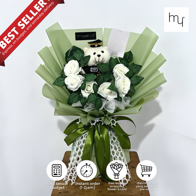 Jual HOOMEY - Buket Bunga Profesi | Buket TNI | Buket Polisi | Buket ...