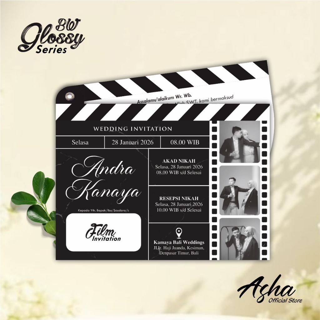 Jual CETAK UNDANGAN PERNIKAHAN UNIK CUSTOM - UNDANGAN NIKAH GLOSSY FOTO ...