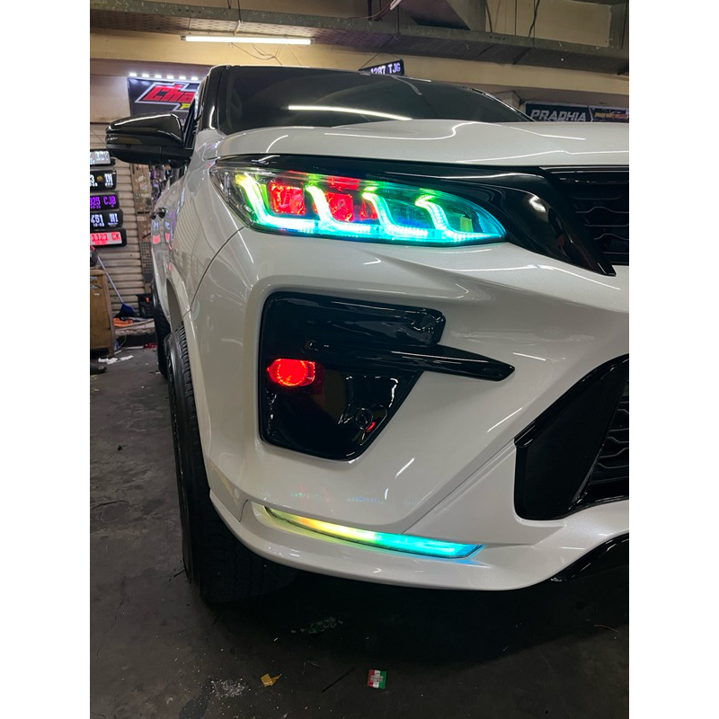 Jual headlamp fortuner legender custom rgb | Shopee Indonesia