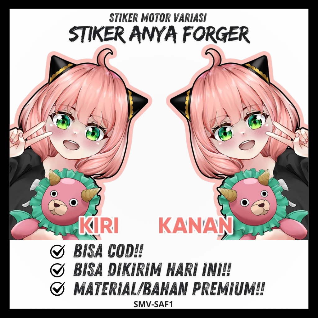 Jual STIKER ANYA FORGER STICKER INTIP ANYA FORGER STICKER MOTOR MOBIL ...
