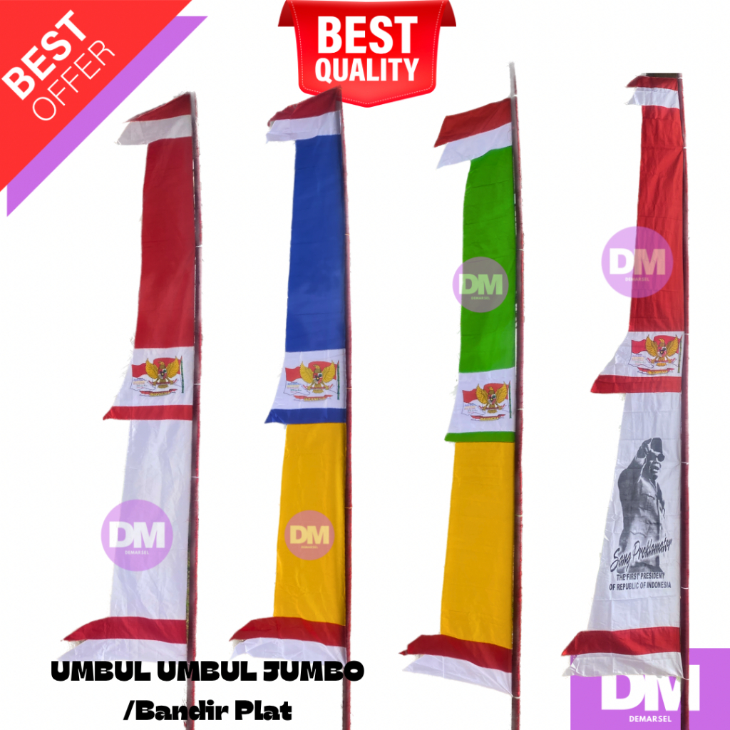 Jual Demarsel Umbul Umbul Jumbo bandir bendera merah putih bendera jumbo | Shopee Indonesia