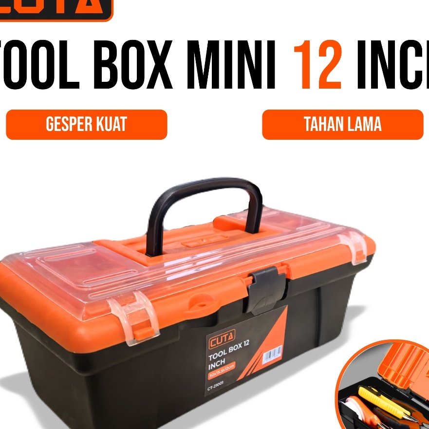 Jual Langka CUTA Tool Box Plastik Kotak Penyimpan Perkakas PP Material ...