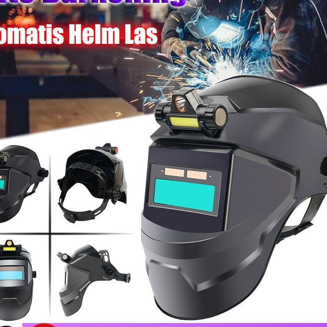 Jual KP8 yaCOD Helm Kedok Las Otomatis Las Auto Dark Welding Helmet ...