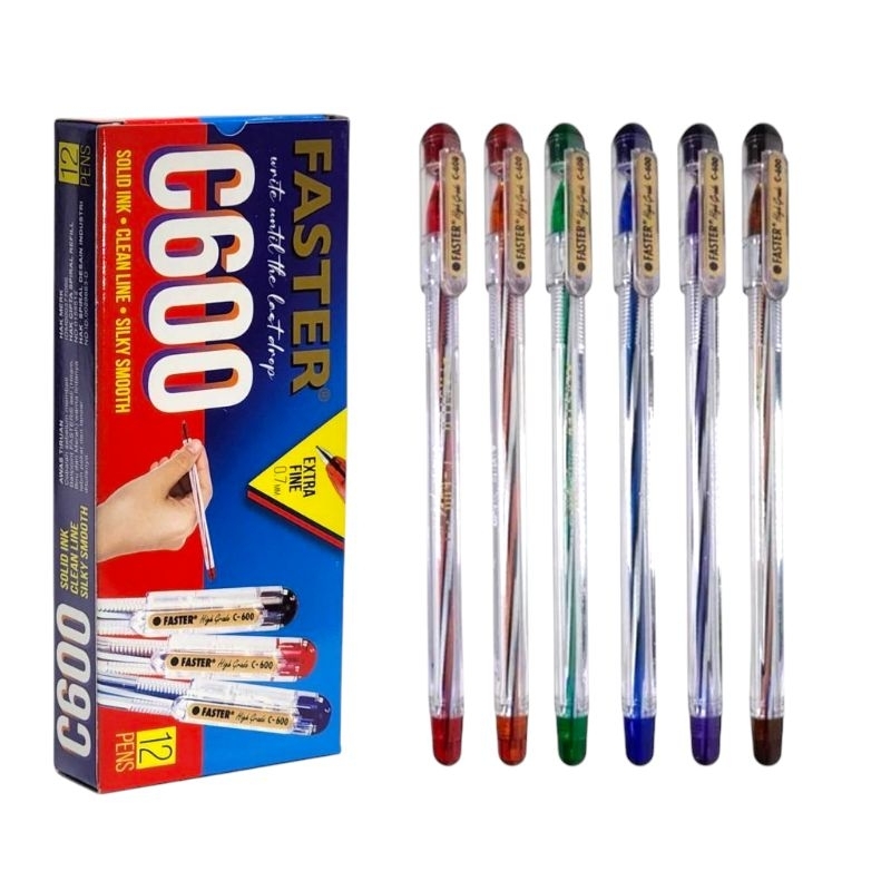 Jual Pulpen Faster C600 (1 Pcs) | Shopee Indonesia