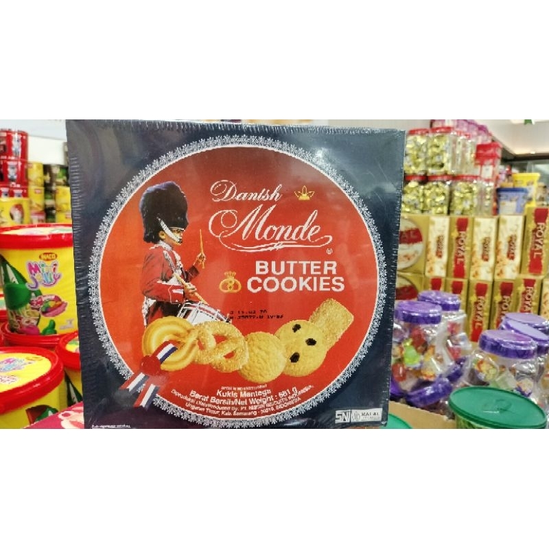 Jual Monde butter cookies berat 681gr | Shopee Indonesia