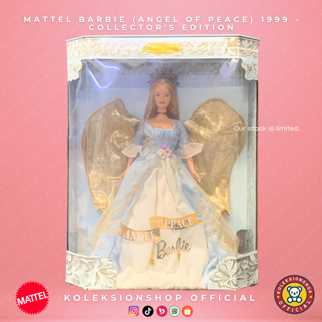 Jual Mattel Barbie (Angel Of Peace) 1999 - Collector's Edition | Shopee ...