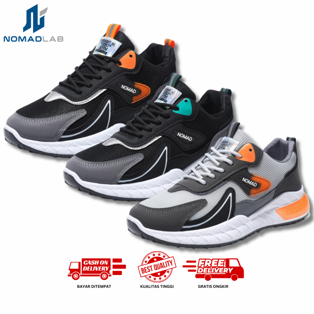 Jual Nomadlab S33 Brave Sepatu Sneakers Kasual Import Jogging S33 Karet Sport Olahraga | Shopee ...