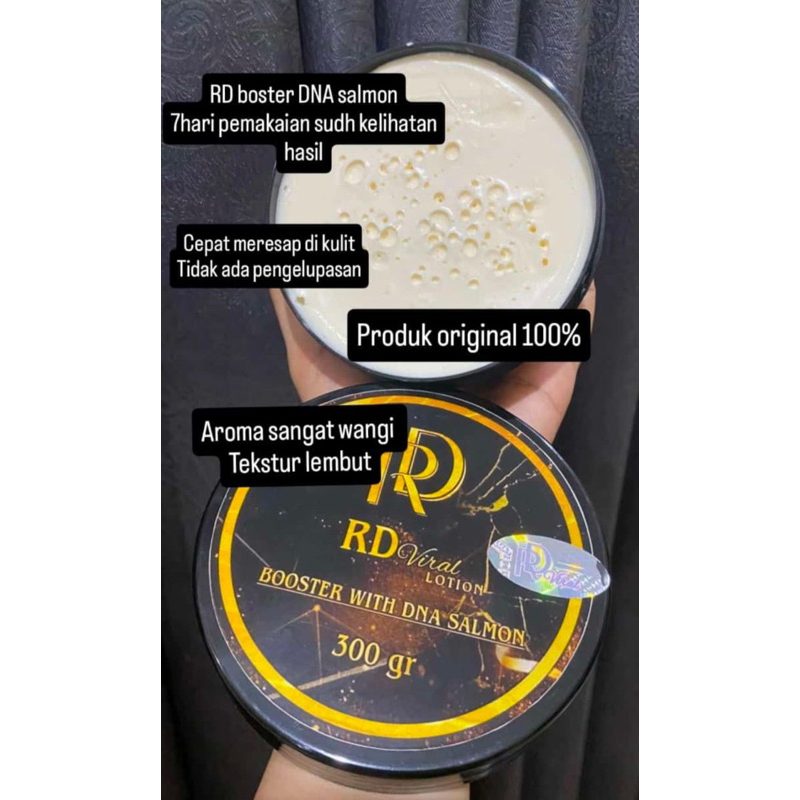 Jual RD Viral Lotion Booster DNA Salmon 300 gr | Shopee Indonesia