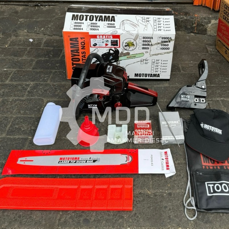 Jual SENSO SINSO MESIN POTONG KAYU MOTOYAMA 9900 BAR 22 INCH (NEW BOX ...