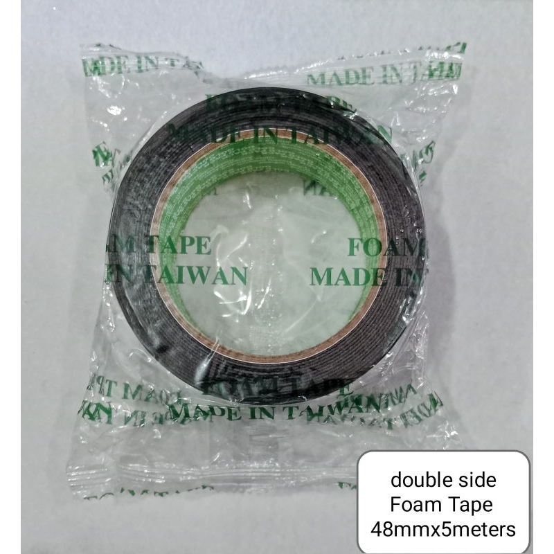 Jual Double Sponge Tape / Double Foam Tape 48 mm x 5 meter | Shopee ...