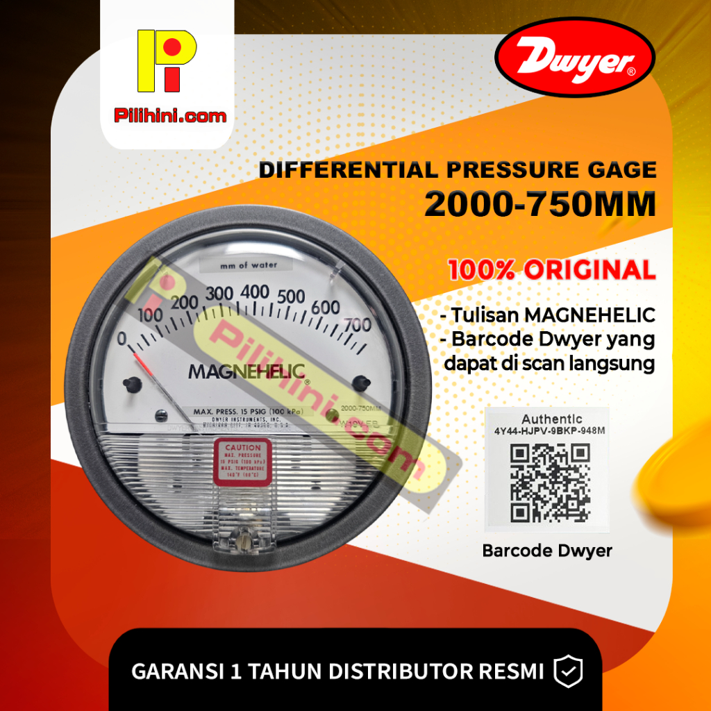 Jual Dwyer 2000-750MM Magnehelic Duifferential ressure Gages | Shopee Indonesia