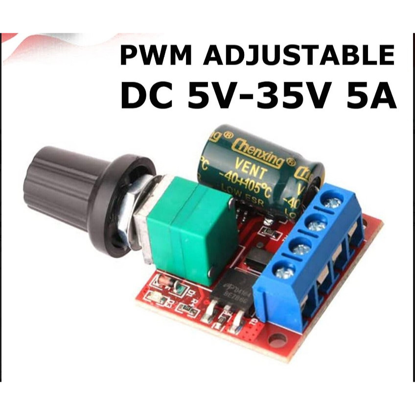 Jual Lampu LED Dimer 90W 5A DC 5-35V PWM Motor Speed Dimmer Controller | Shopee Indonesia