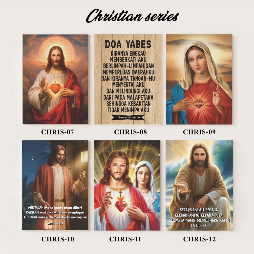 Jual Hiasan Dinding Rohani Aesthetic Kristiani Dekorasi Dinding 15x20 ...