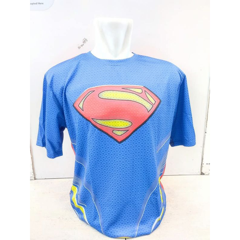 Jual baju superman superhero DC Man of steel cocok untuk gym olahraga ...