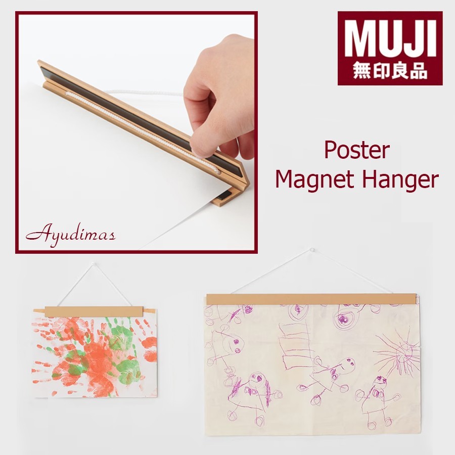 Jual Muji Poster Magnetic Hanger - Gantungan ber magnet untuk Poster ...