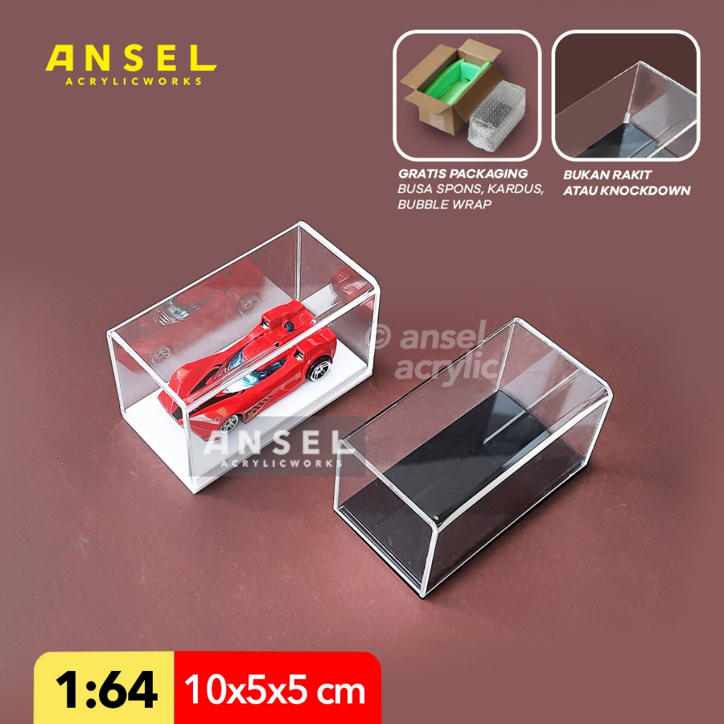 Jual ANSEL Display Diecast Acrylic Box / Kotak Akrilik Mobil skala 1:64 ...
