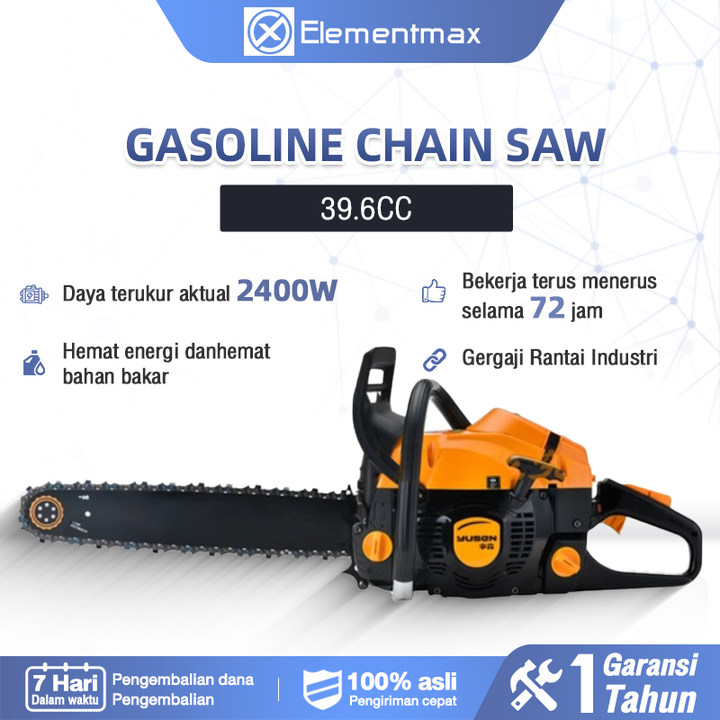 Jual Elementmax Mesin Potong Kayu Chainsaw 20 inch Chain Saw / 22 inch ...