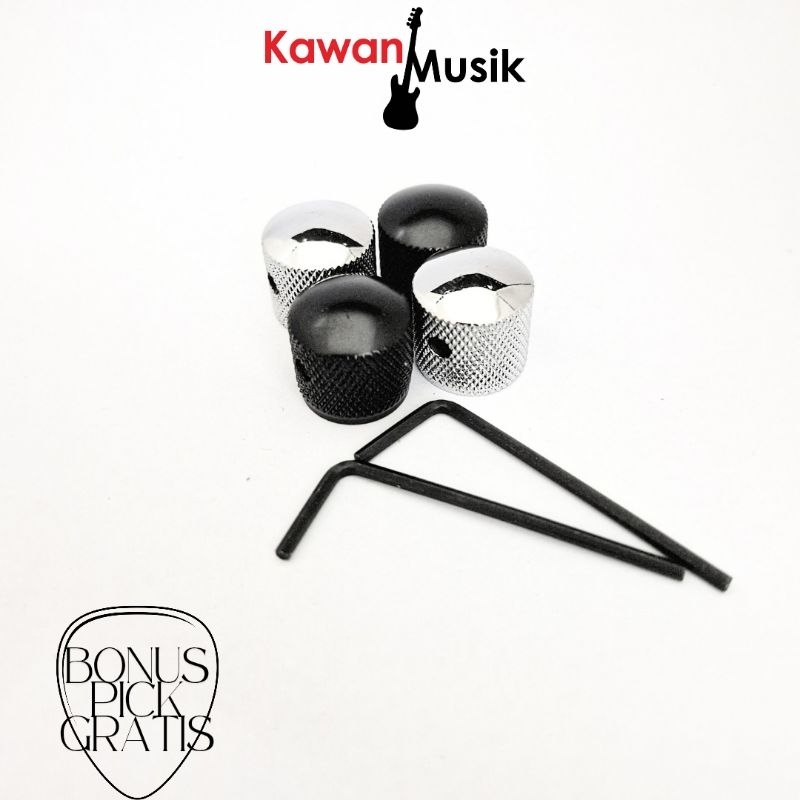 Jual Knob Besi Gitar & Bass Lock Kunci L Knob Potensio Gitar & Bass ...