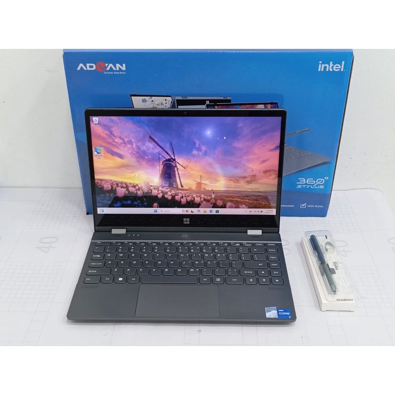 Jual laptop advan x360 2in1 intel core i5 ram 8gb ssd 256gb | Shopee ...