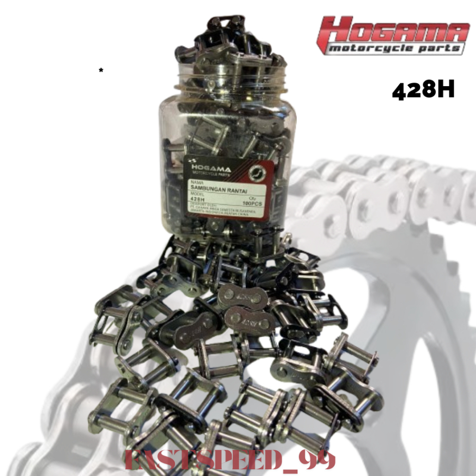 Jual SAMBUNGAN RANTAI 428H HITAM HOGAMA HARGA 1 PCS | Shopee Indonesia