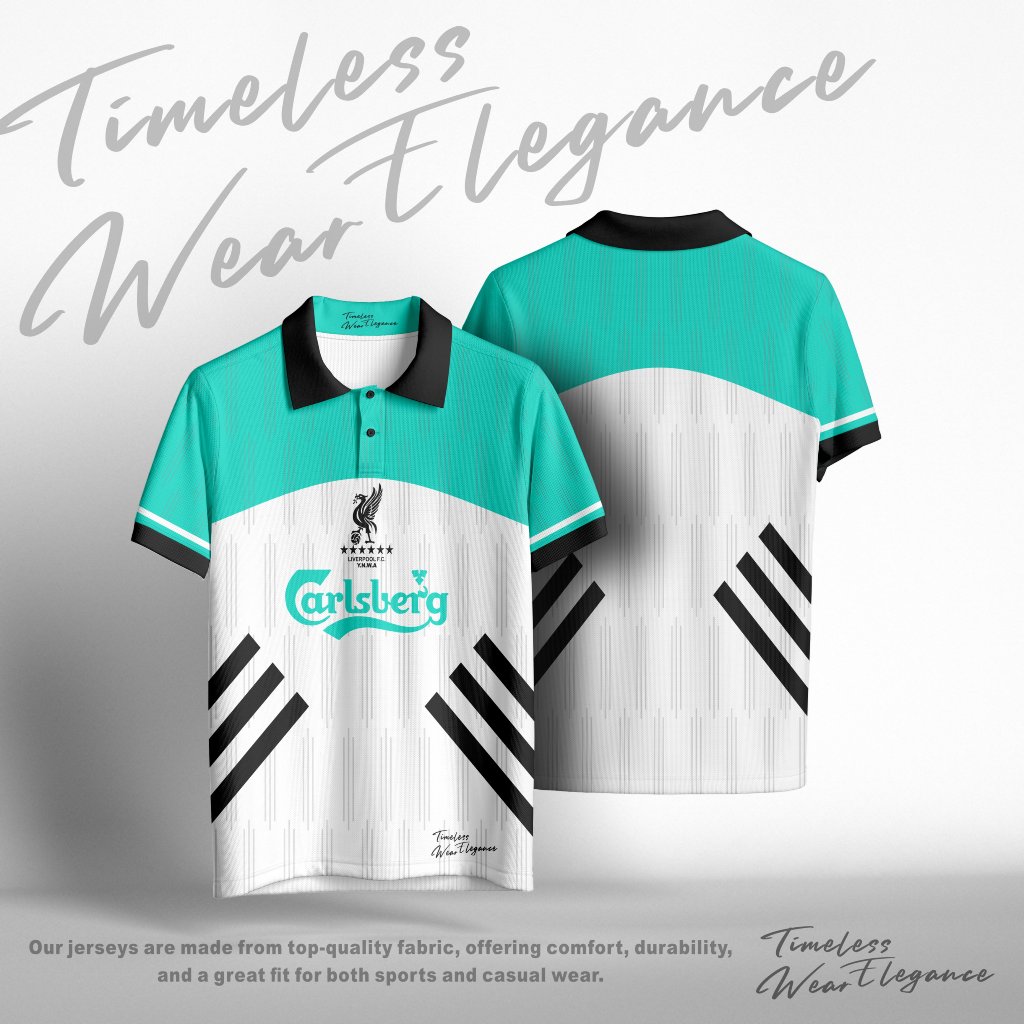 Jual TE 003 Jersey Kerah Kancing/Polo,Kerah V neck Jersey Kaos ...