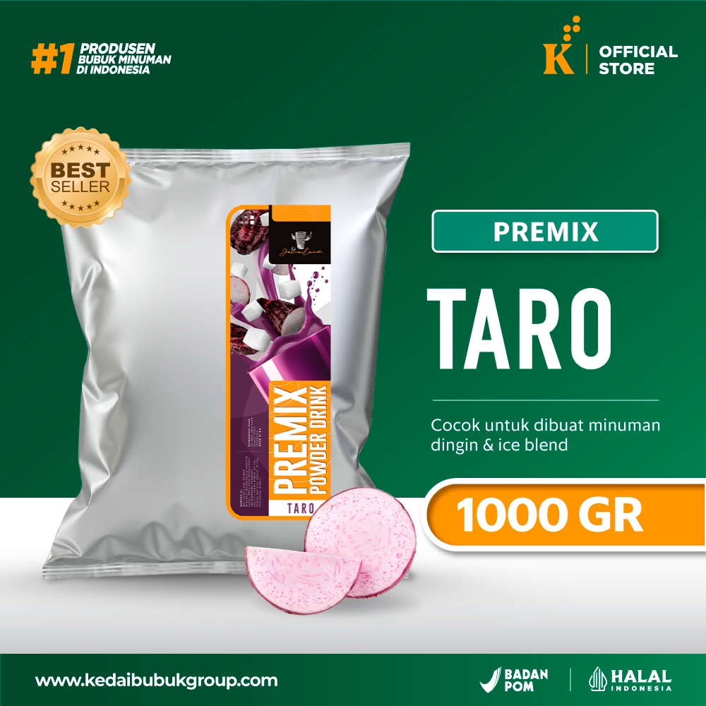 Jual Powder Taro Mix Bubuk Minuman Bubble Drink Javaland 1 kg | Shopee ...