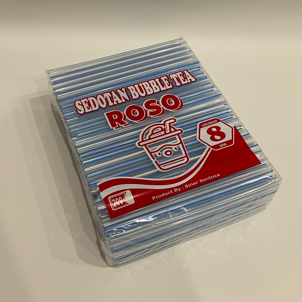 Jual Roso | Sedotan Bubble Tea | Ukuran 8mm | Shopee Indonesia