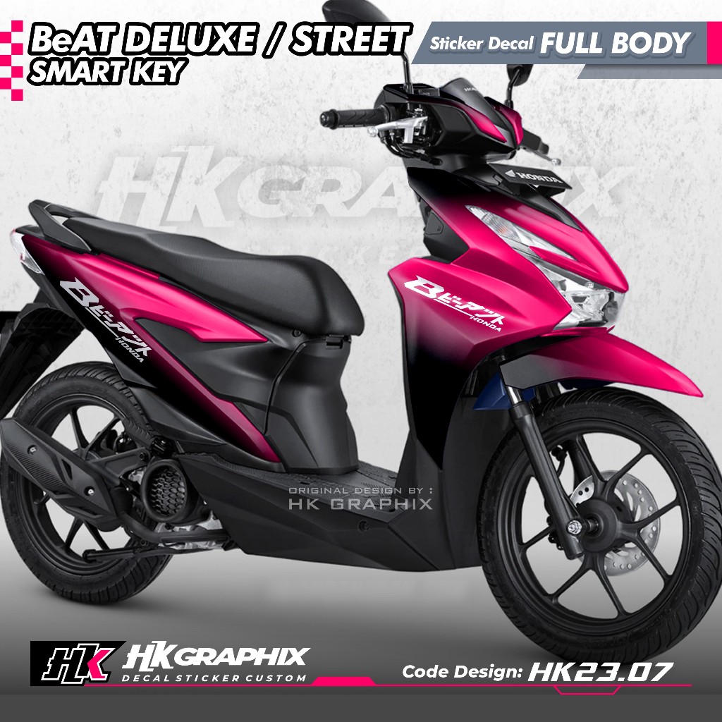 Jual (COD) Decal Stiker BeAT New DELUXE BeAT STREET Gen 2 Full Body ...