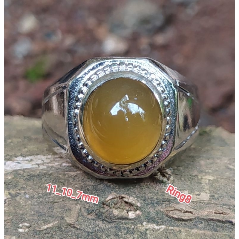 Jual cincin batu akik kuning jos garut berkualitas galian langka ci ...