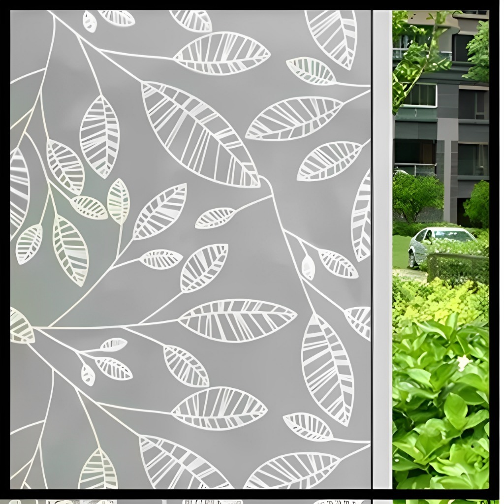 Jual STIKER KACA STICKER KACA MOTIF DAUN TERMURAH KACA FILM MOTIF ...