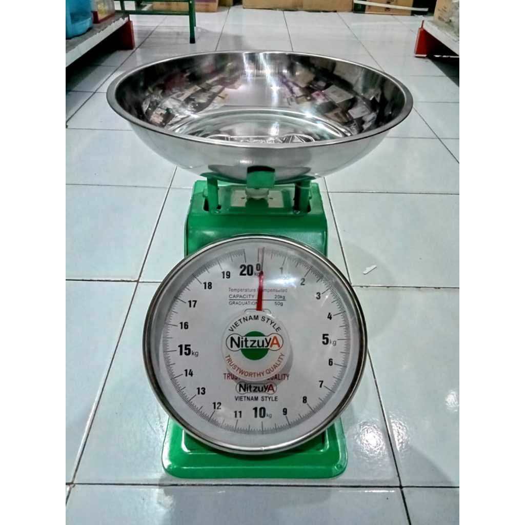 Jual Timbangan Analog Manual Timbangan Buah Jarum Serbaguna NITZUYA 20 KG | Shopee Indonesia