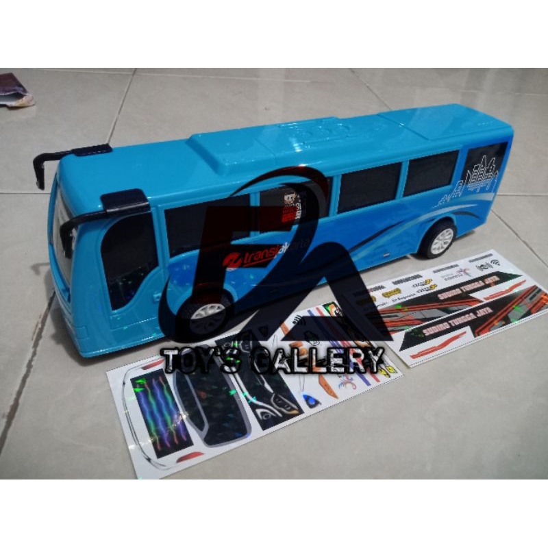 Jual MAINAN BUS TRANSJAKARTA/MAINAN MINIATUR BUSWAY PLUS STIKER ...