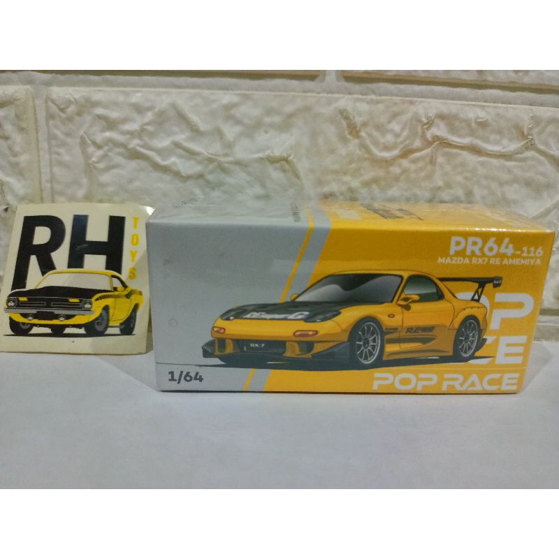 Jual Pop Race Mazda RX7 Re Amemiya PR64 Diecast Miniscale | Shopee ...