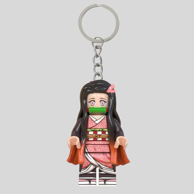 Jual Nezuko LEGO Keychain | Gantungan Kunci LEGO Nezuko | Demon Slayer ...