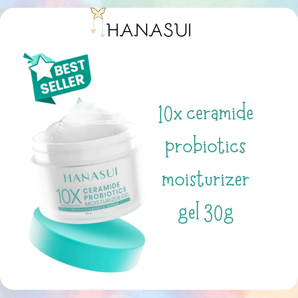 Jual Hanasui 10X Ceramide Probiotics Moisturizer Gel 30g / Pelembab ...
