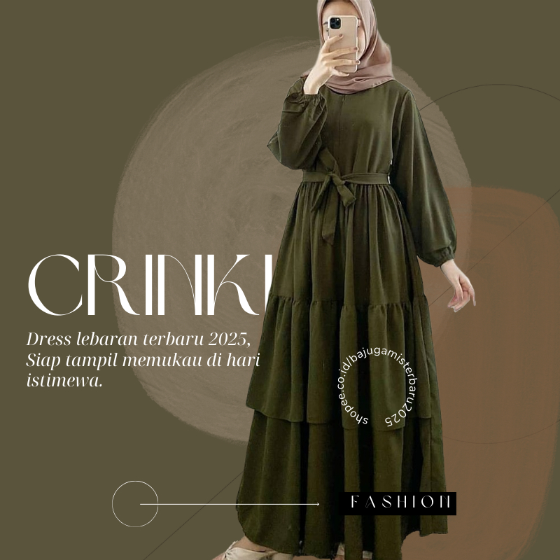 Jual Baju Gamis Terbaru 2025 Lebaran Wanita Dress Muslim Kondangan ...
