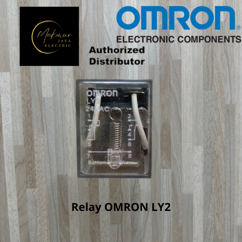 Jual Relay OMRON LY2 24VDC | Relay LY2 24V DC 8 Kaki 8 Pin DPDT | Relay Elektromagnetik OMRON ...