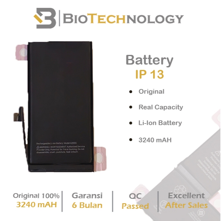 Jual BATERAI BATTERY BATRE IP 13 ORIGINAL 100% | Shopee Indonesia