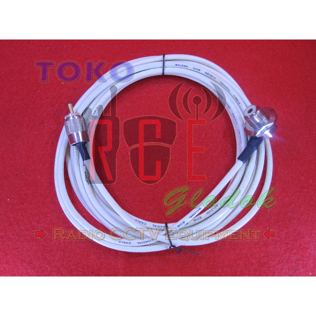 Jual Kabel Cable Feeder Belden RG58 8259 Original Tembaga Core Serabut ...