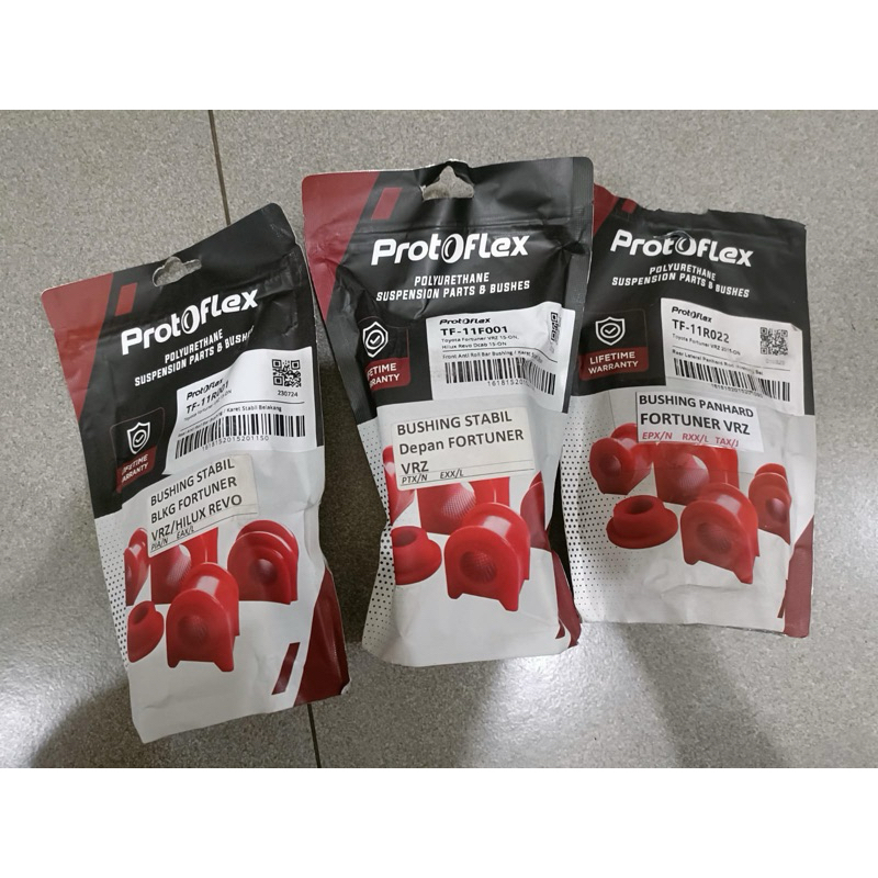 Jual PROTOFLEX STAGE 1 KARET STABIL DEPAN BELAKANG PANHARD FORTUNER VRZ ...