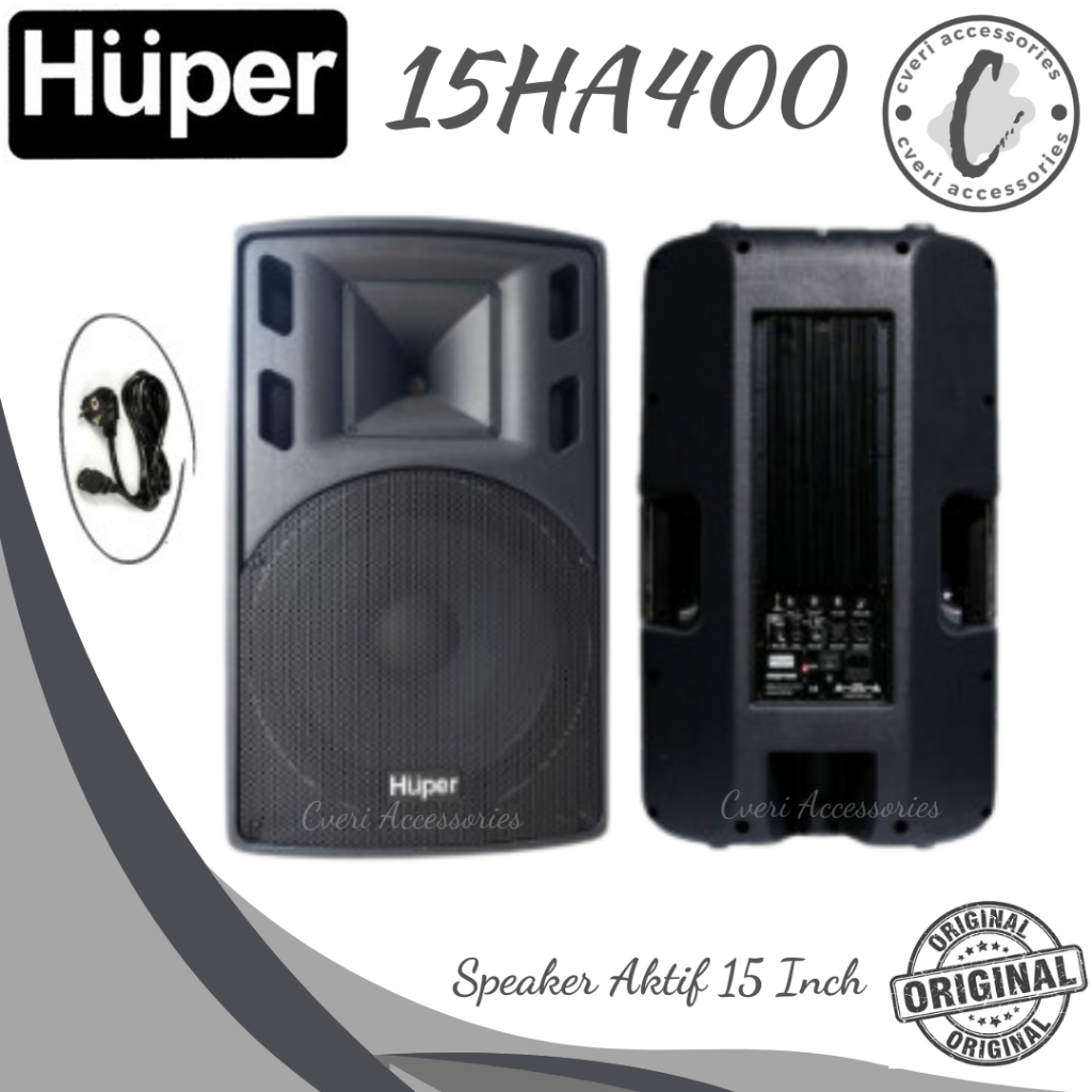 Jual Huper 15HA400 Two-Way Speaker Aktif 15 Inch Original HA-400 ...